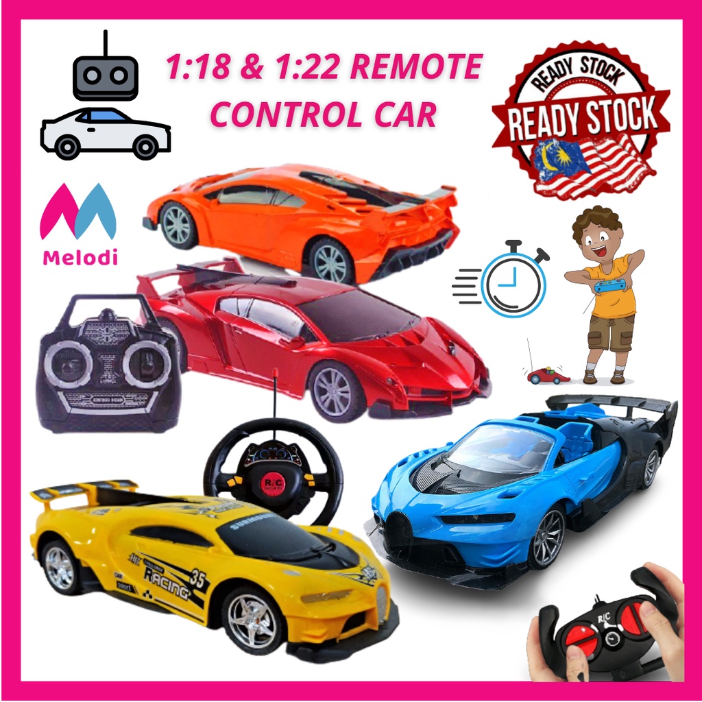 RC CAR/REMOTE CONTROL RACING CAR/ WITH STEERING BUTTON | Shopee Malaysia