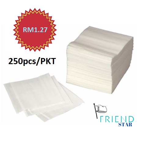 (250pcs/PKT) HBT Pop Up Tissue Refill Pack 1PLY Pulp Material ...