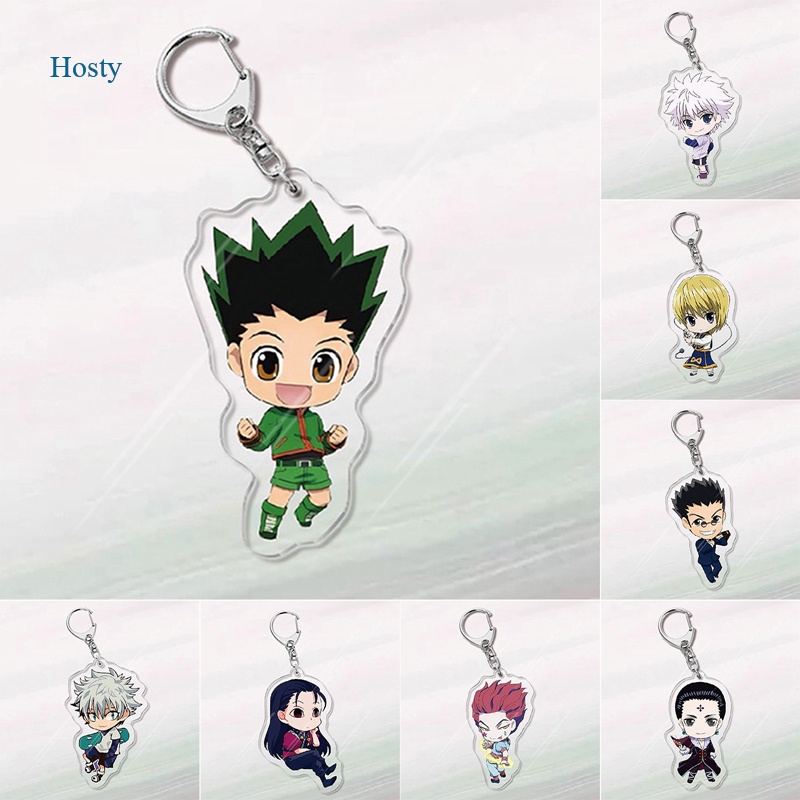 Hosty Hunter X Hunter Anime Acrylic Keychain Killua Gon Kurapika Leorio ...