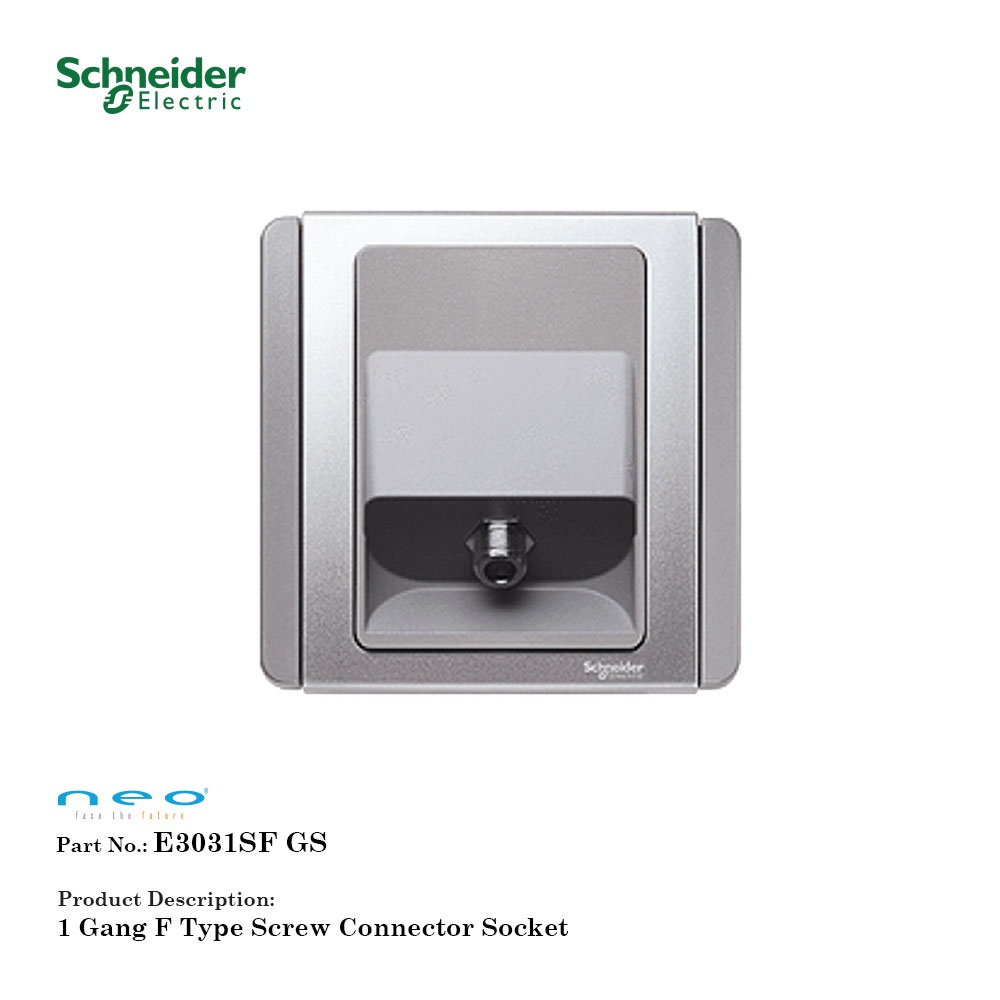 SCHNEIDER NEO SERIES GREYSILVER LED SWITCHES & SOCKETS [FULL RANGE ...