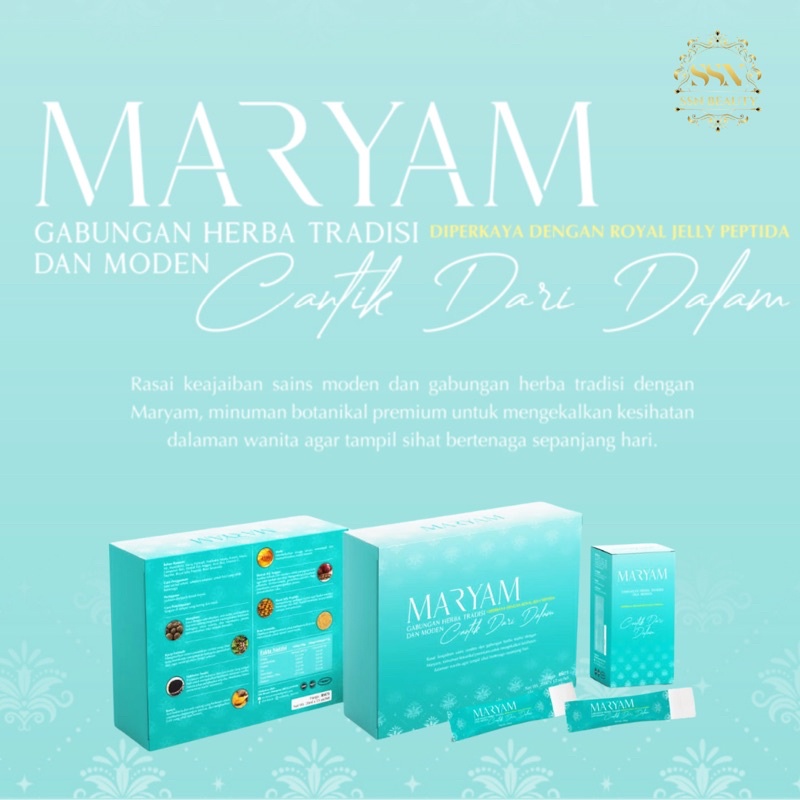 Jamu Moden | Maryam - Herba Tradisi dan Moden | Shopee Malaysia