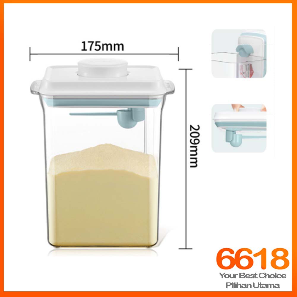 Ankou Bekas Penyimpanan Makanan Serbuk Susu Pengikis Air Tight Milk ...