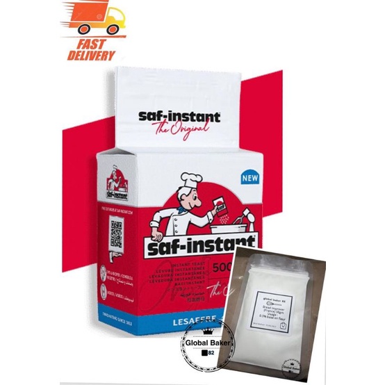SAF Instant Yeast / Yis Roti / Ragi 500g (HALAL) | Untuk Kek, Roti ...