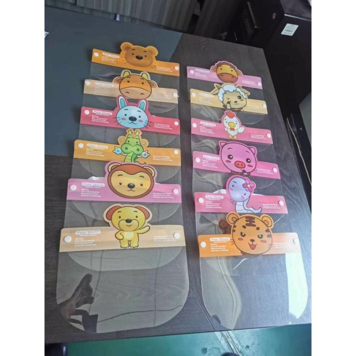 Children's face shield Children's face shield Character Children's face ...