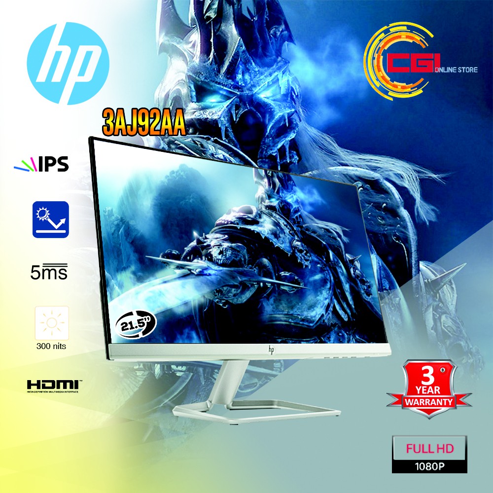 HP 22f 21.5" IPS LED Backlit Monitor (3AJ92AA) | Shopee Malaysia