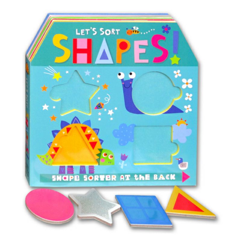 Let's Sort Shapes! Foam Book (Shape Sorter At The Back) | Shopee Malaysia