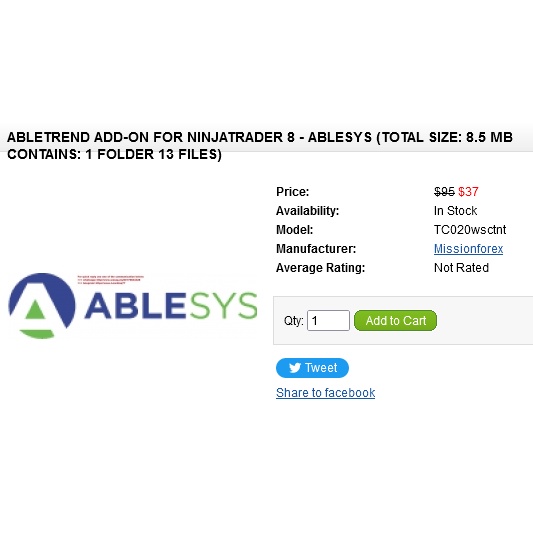 AbleTrend Add-on for NinjaTrader 8 - AbleSys (Total size: 8.5 MB ...