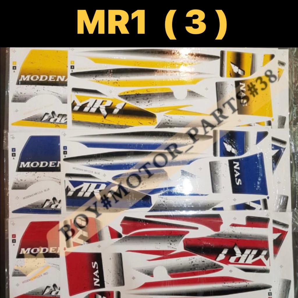 Modenas KRISS MR1 (1) Body Sticker / Stripe COVER SET COVERSET STRIPE ...