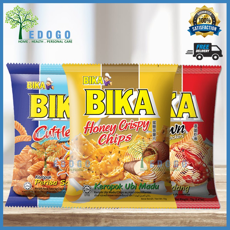 BIKA Cracker (Cuttlefish / Honey / Prawn) | Shopee Malaysia