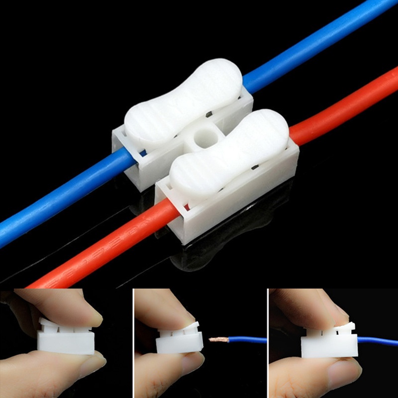 5pcs CH-2 CH-3 2/3 pins Wire Quick Connector Voltage 250V 10A Wiring ...