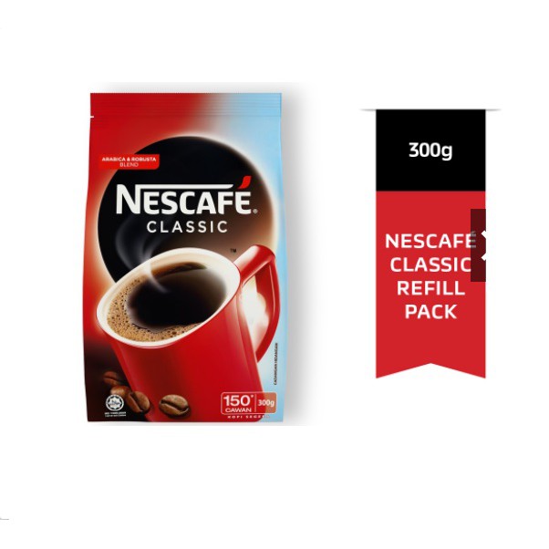 NESCAFE Classic Refill 300g (EXP:10/2025) | Shopee Malaysia