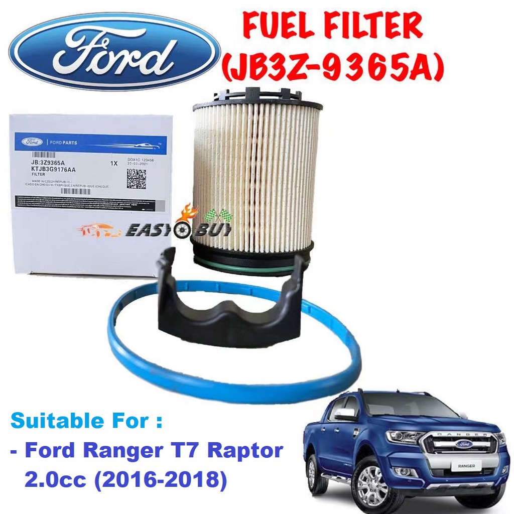 GENUINE FORD FUEL Oil Filter JB3Z-9365A / JB3Z9365A - Ford Ranger T7 ...