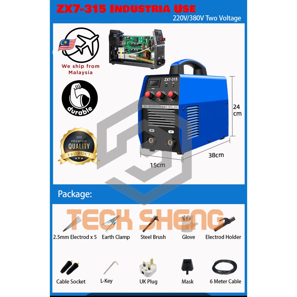 ZX7-315 Industrial Used MMA Inverter Welding Machine Arc Welding ...