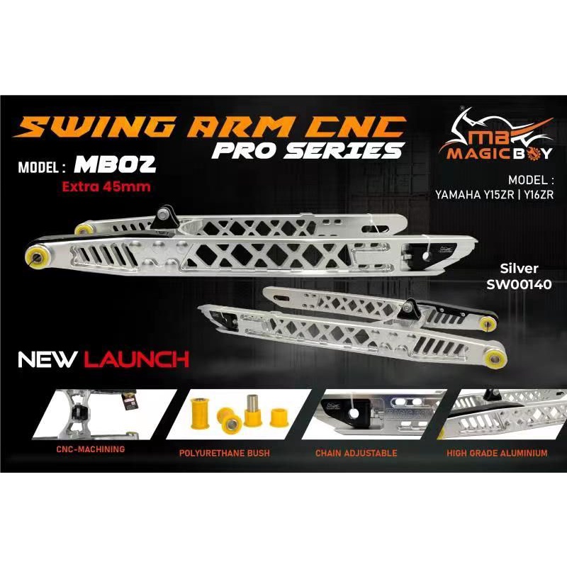 CNC Swing Arm VF3I / RS150 / Y15ZR /Y16ZR/ LC135 V1-V8 MAGIC BOY MB01 ...