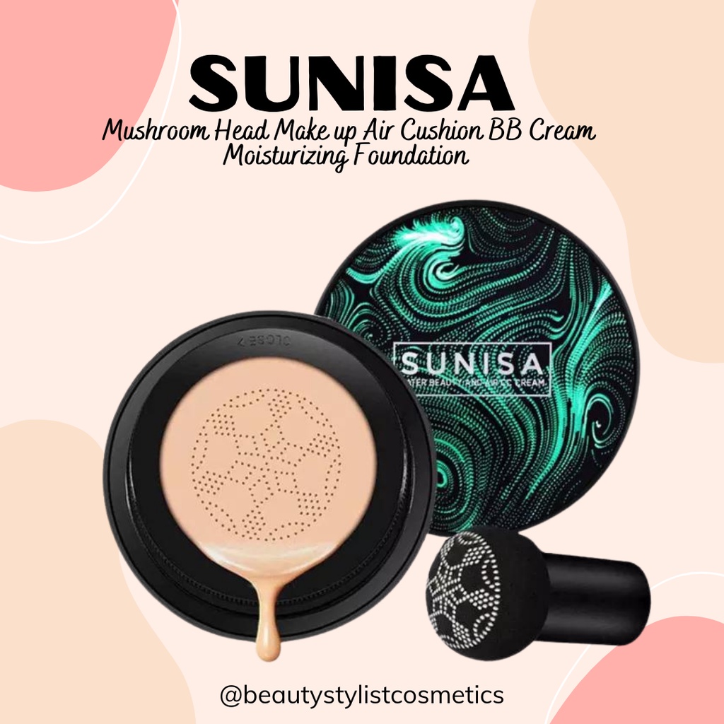 ORIGINAL YE! SUNISA air cushion mushroom head BB Cream sine moisturizing makeup foundation ...