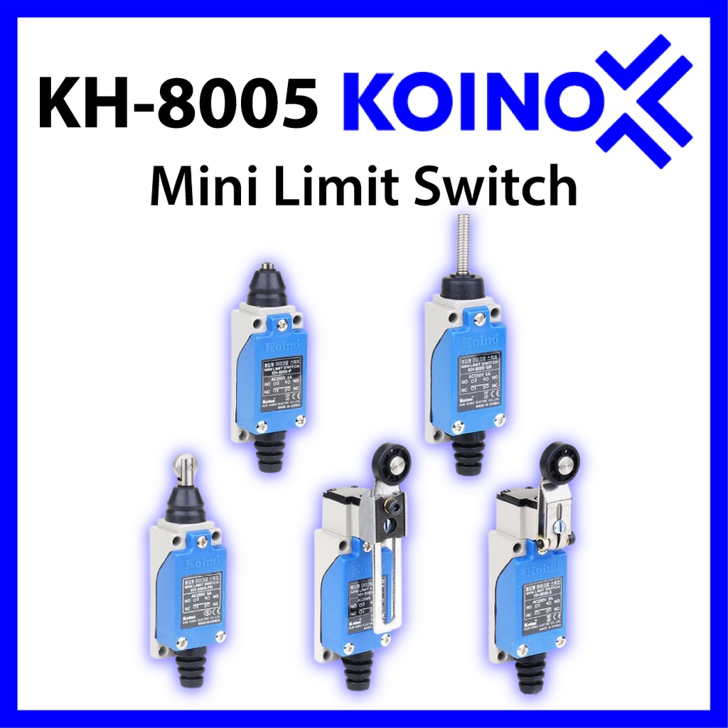 KOINO KH-8005 MINI LIMIT SWITCH ( ADJUSTABLE ROLLER LEVER / PUSH ...