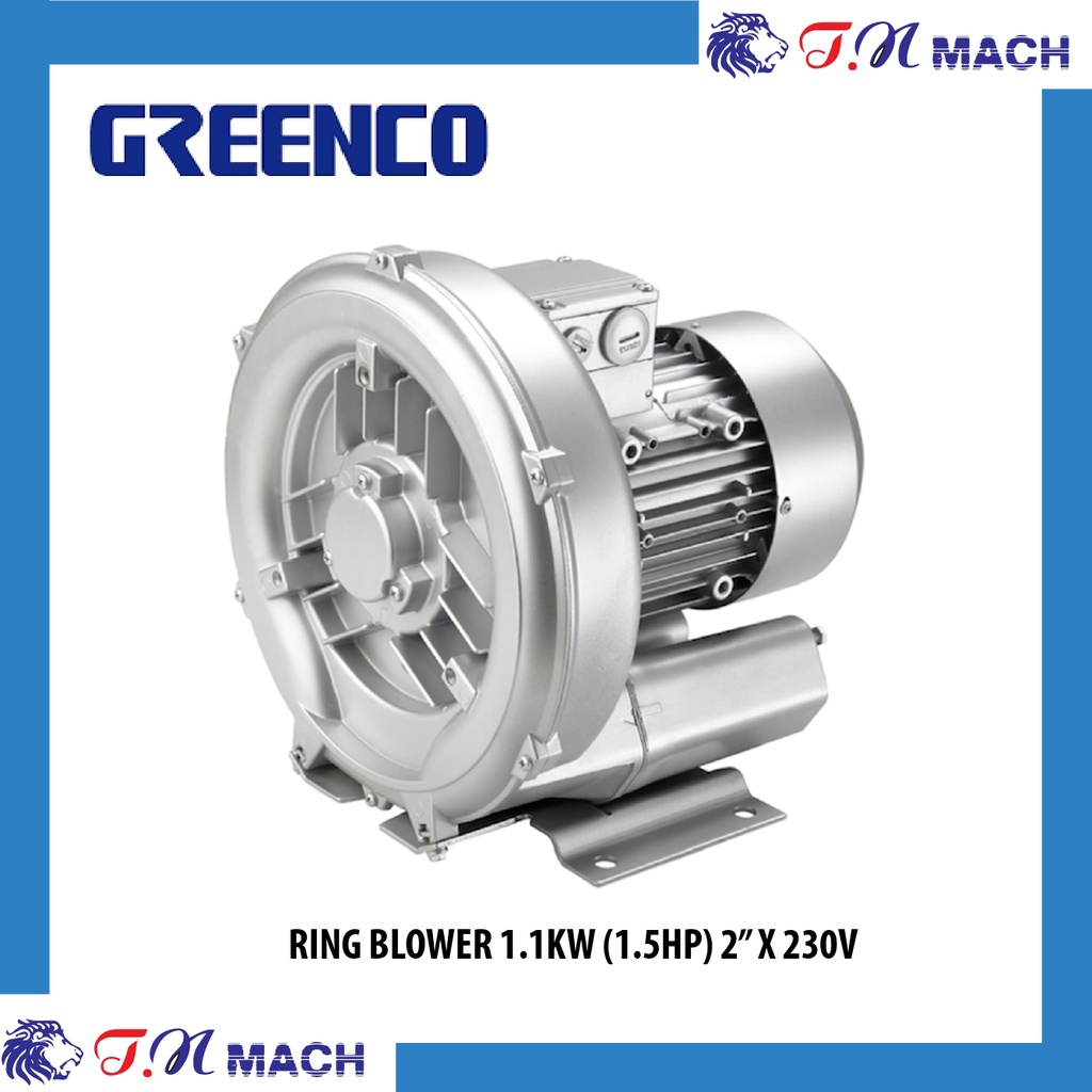 GREENCO RING BLOWER 1.5HP(1.1KW) X 230V 2" (2RB510-7AA11) | Shopee Malaysia