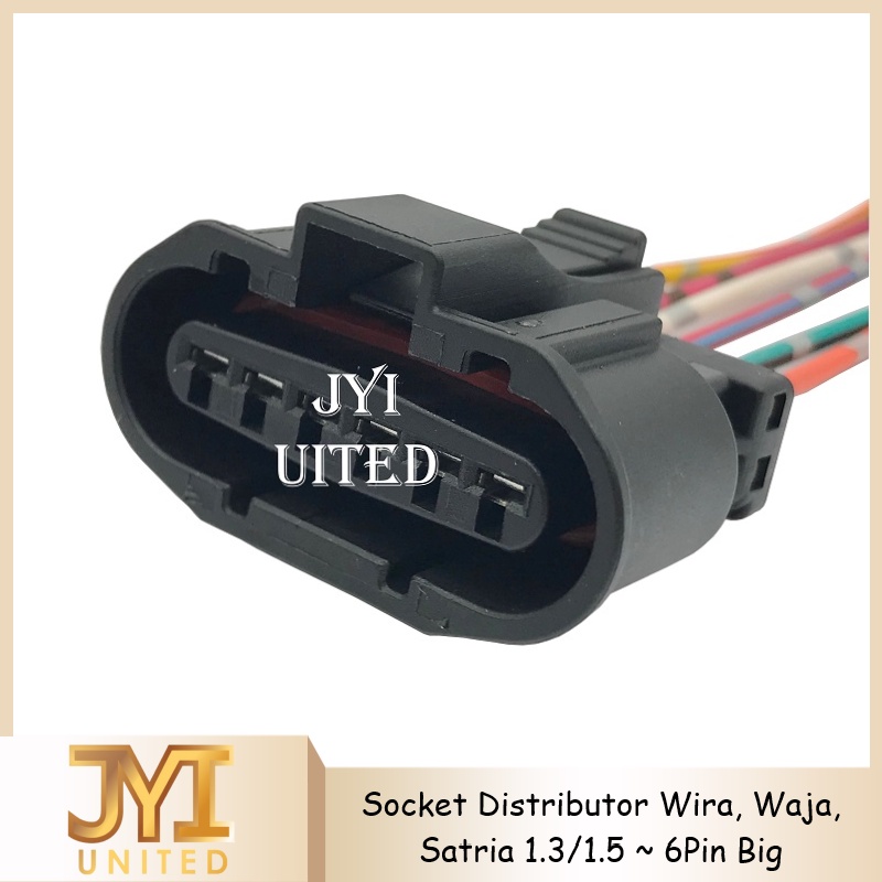 Proton Wira / Waja / Satria 1.3 / 1.5 Socket Distributor 6 PIN BIG ...