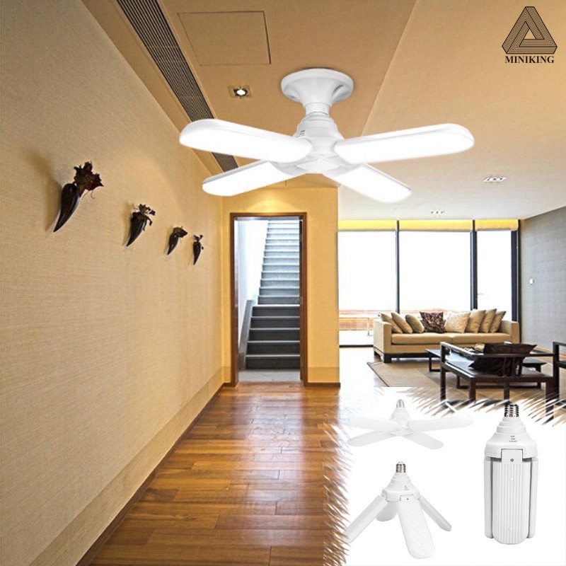Led Light Foldable Fan Blade LED Bulb Indoor/Outdoor Ceiling Light Bulb ...