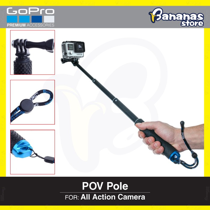 POV Pole Selfie Stick Handheld Extend Monopod For GoPro HERO 12 Black ...