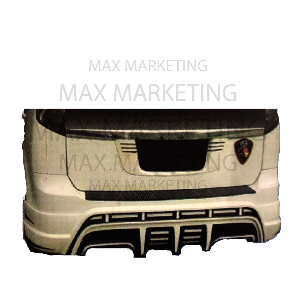 PROTON EXORA REAR SKIRT FIBERGLASS SKIRT LIP BODYKIT (FIBERGLASS ...