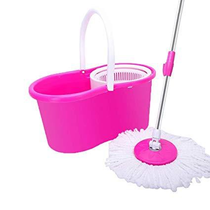 360 Rotation Spin Mop (Pink) | Shopee Malaysia