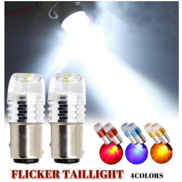 (1pcs) 1156 1157 7443 LED Car Motorcycle Brake Light Bulb Tail Strobe ...
