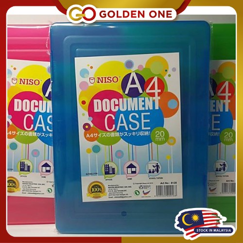 NISO KES DOKUMEN A4/A4 DOCUMENT CASE 20MM (DC8120N) | Shopee Malaysia