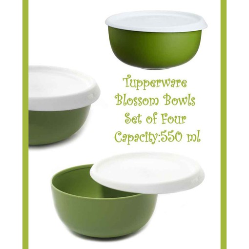 Tupperware blossom bowls x 500ml (3pcs set) | Shopee Malaysia