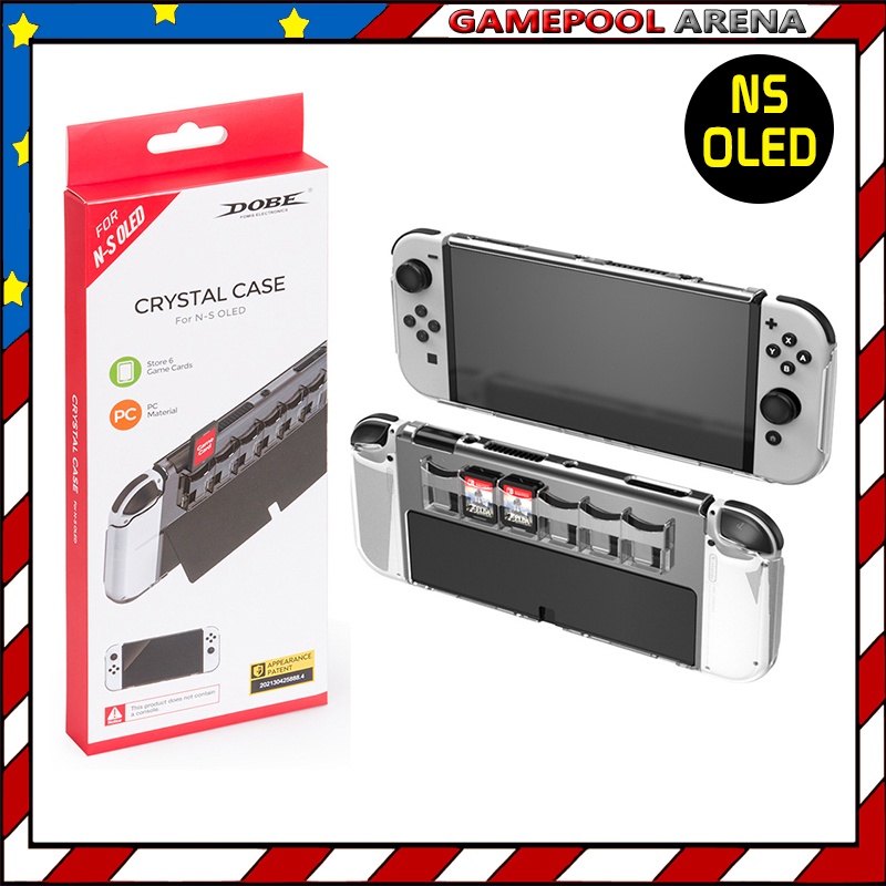 Nintendo Switch OLED Dobe Crystal Case with Game Card Storage | PC ...