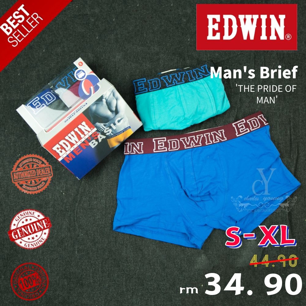 seluar dalam 100% ORIGINAL EDWIN MAN UNDERWEAR BRIEF / SELUAR DALAM ...