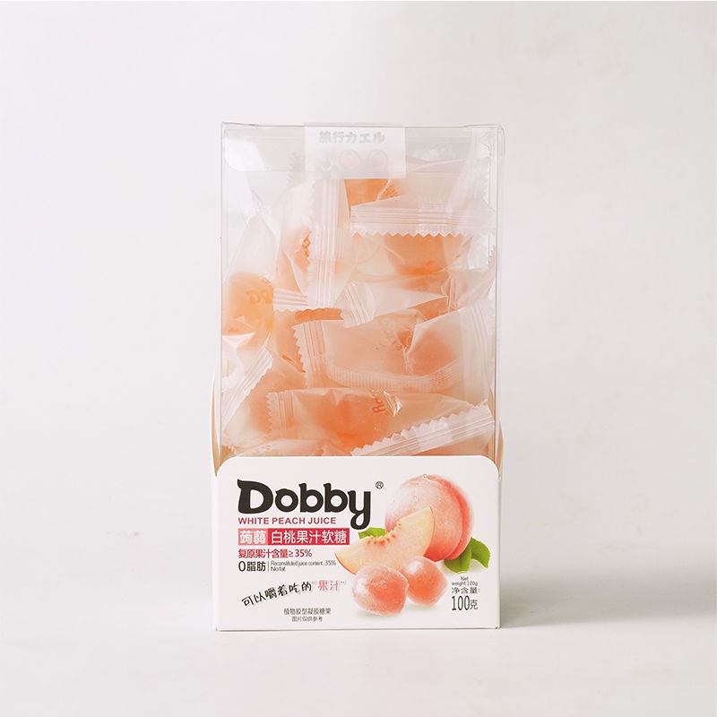 Dobby水果软糖批发椰子陈皮喜糖果高颜值随身携带儿童零食送礼物Dobby Fruit Jelly Wholesale Coconut ...
