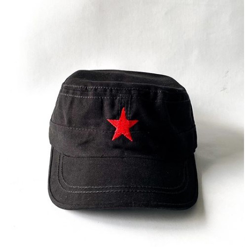 MERAH Tshirttoko - Embroidered Red Star Commando Hat | Shopee Malaysia