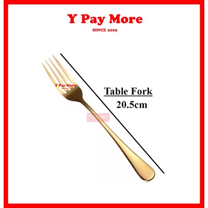 Gold Stainless Steel Cutlery/Steak Knife/Table Spoon/Fork/Dessert Spoon ...