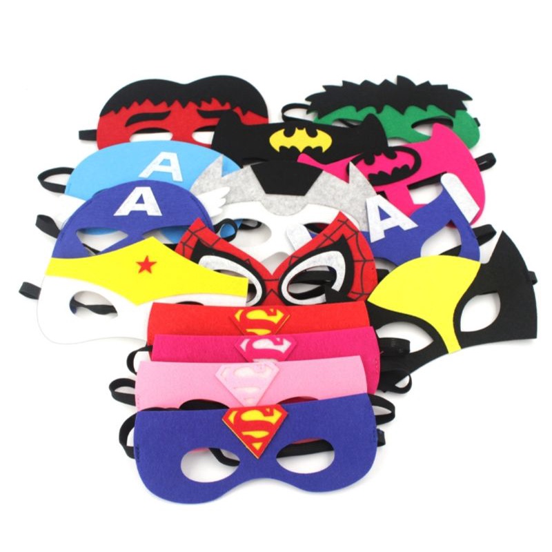 ️Busy Kids ️Kids Super hero felt mask/Halloween birthday party goodies ...
