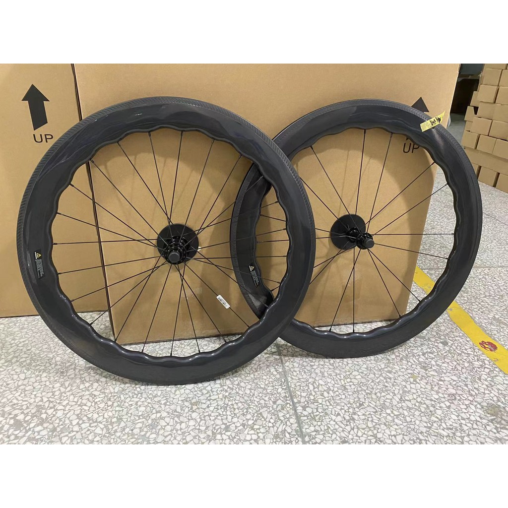 PRINCETON Carbon Fiber Road Bicycle Wheelset 65mm Depth U Shape ...