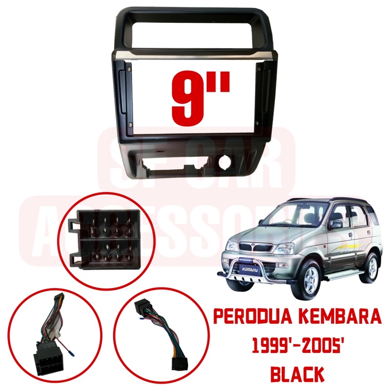 9” Inch Android Player Casing Perodua Kembara 1999’/2000’/2001’/2002 ...