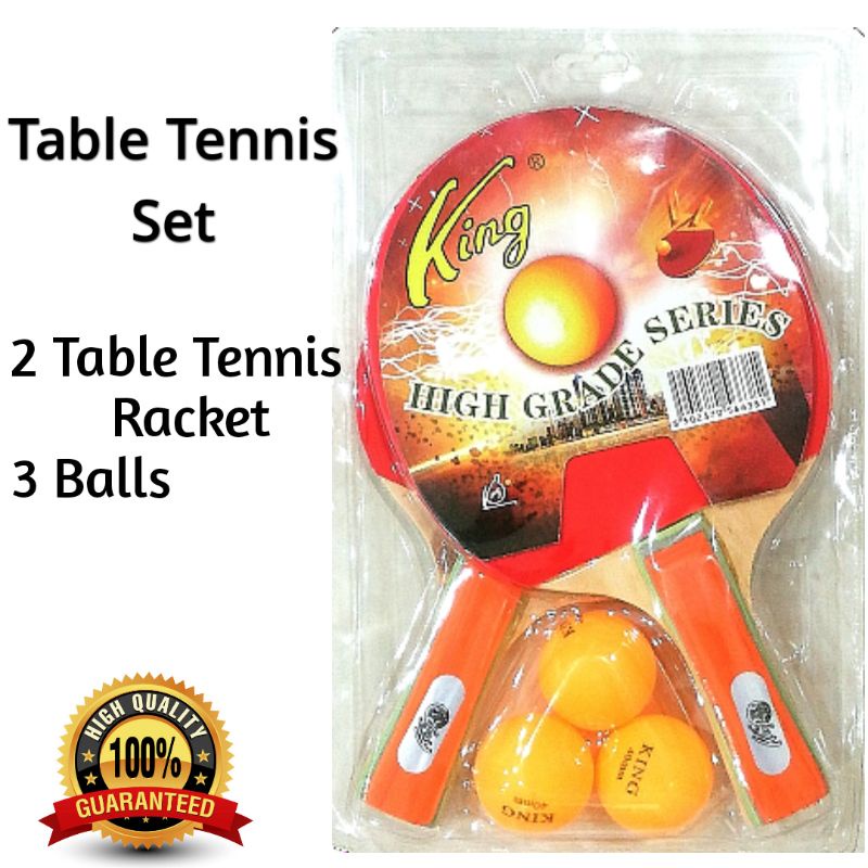 Table Tennis Set 2 Bats 3 Balls / Ping Pong Set / Ping Pong Ball ...