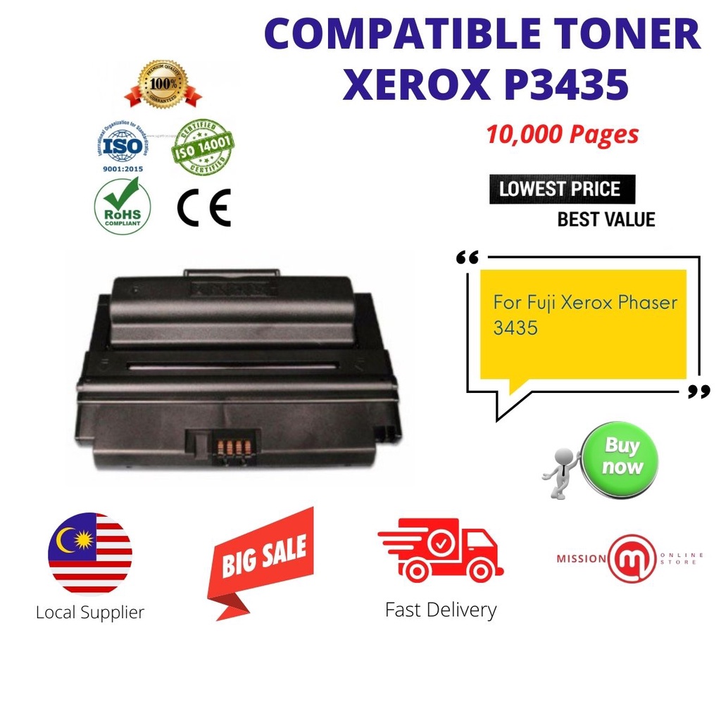 Compatible XEROX Laser Printer Toner Cartridge P3435 | Shopee Malaysia