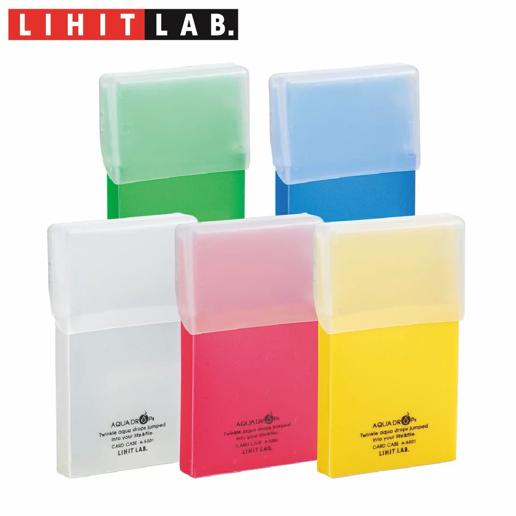【LIHIT LAB.】Aqua Drops Card Case A-5001 | Shopee Malaysia