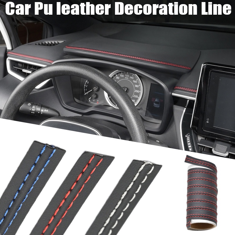 1.5cm Car Self-adhesive Decorative Line DIY Flexible Interior Molding ...