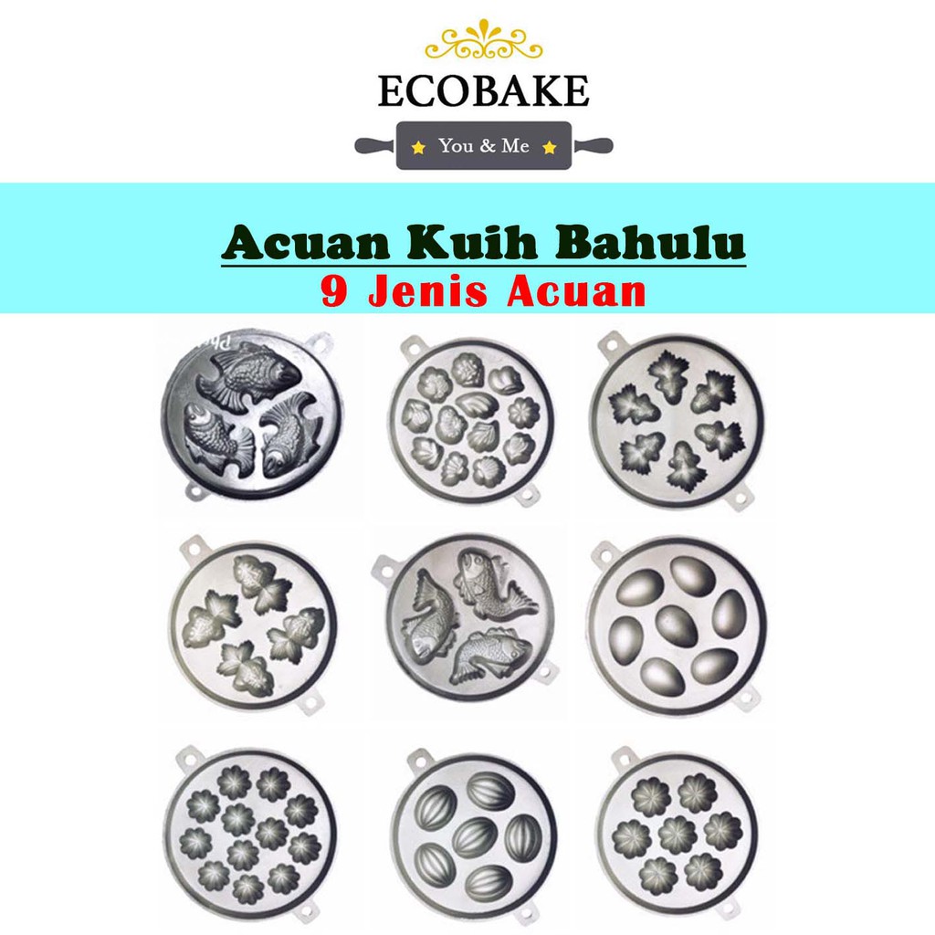 Acuan kuih Bahulu /Acuan kuih cara manis/ Bahulu mould Aluminium Bulat ...
