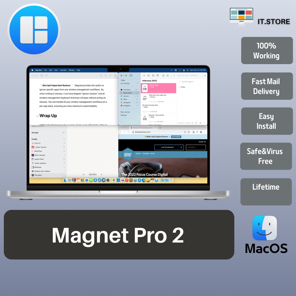 Magnet 2 Lifetime for Intel and M1 Chip Apple Silicone MacOs/Macbook/Mac Software Full Version ...