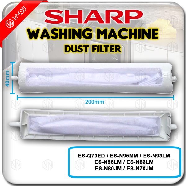 SHARP (FL220) WASHING MACHINE DUST LINT FILTER BAG PENAPIS HABUK Alat ...