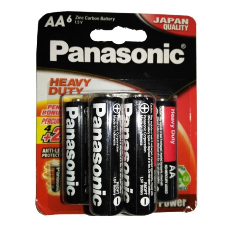 Panasonic Extra Heavy Duty AA/AAA/C/D size battery (2pcs/4pcs/6pcs) | Shopee Malaysia