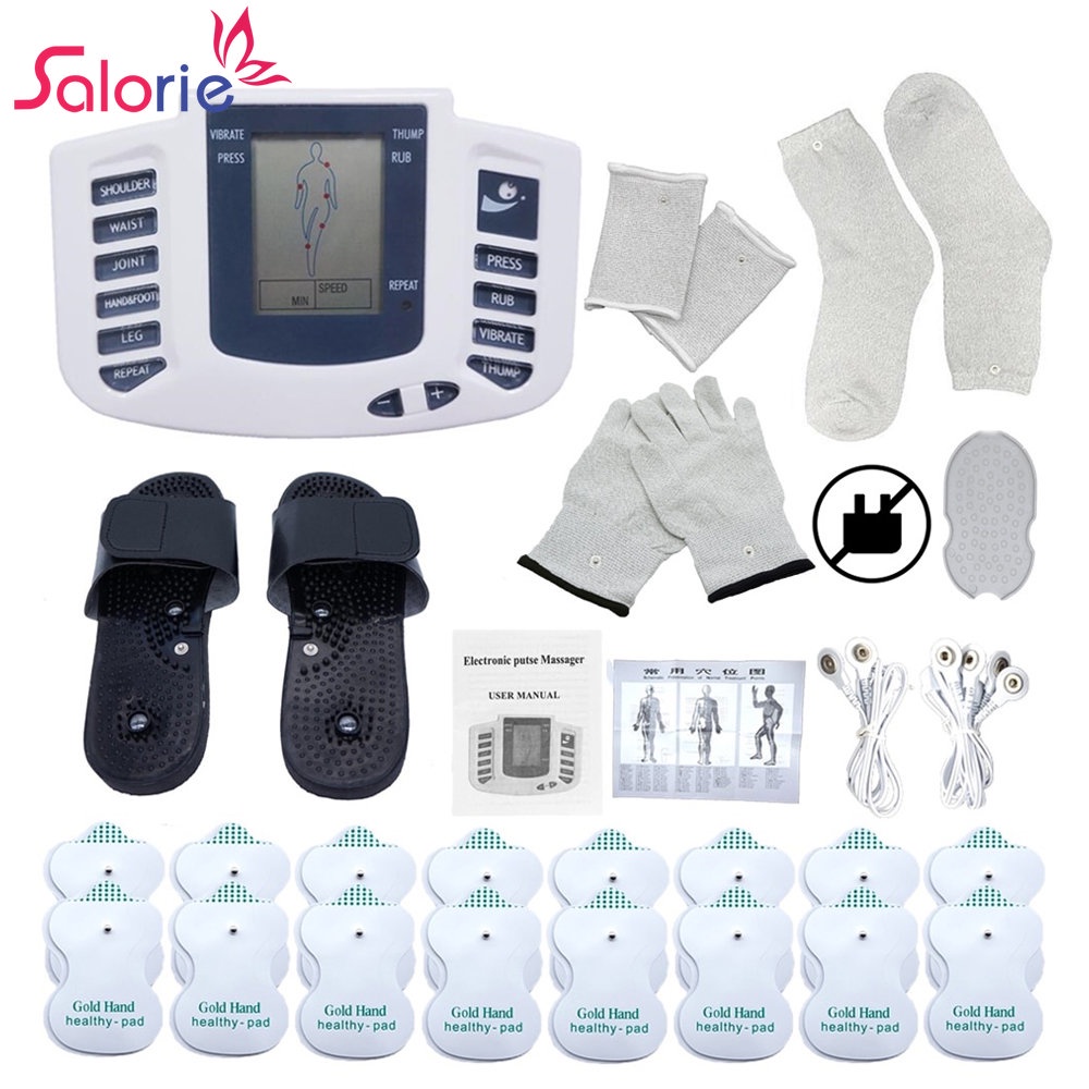 Salorie Electric Tens Muscle Stimulator Digital Therapy Device Body ...