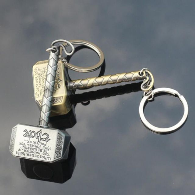 Marvel Avengers Thor's Hammer Mjolnir Keychain | Shopee Malaysia