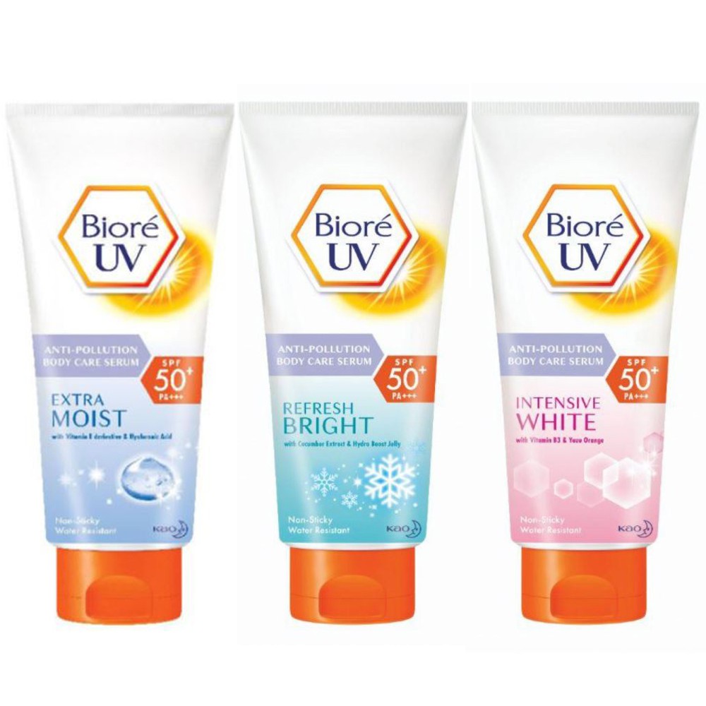 Kao Biore UV Body Care Serum 150ml SPF 50+ Sun Protection Anti ...