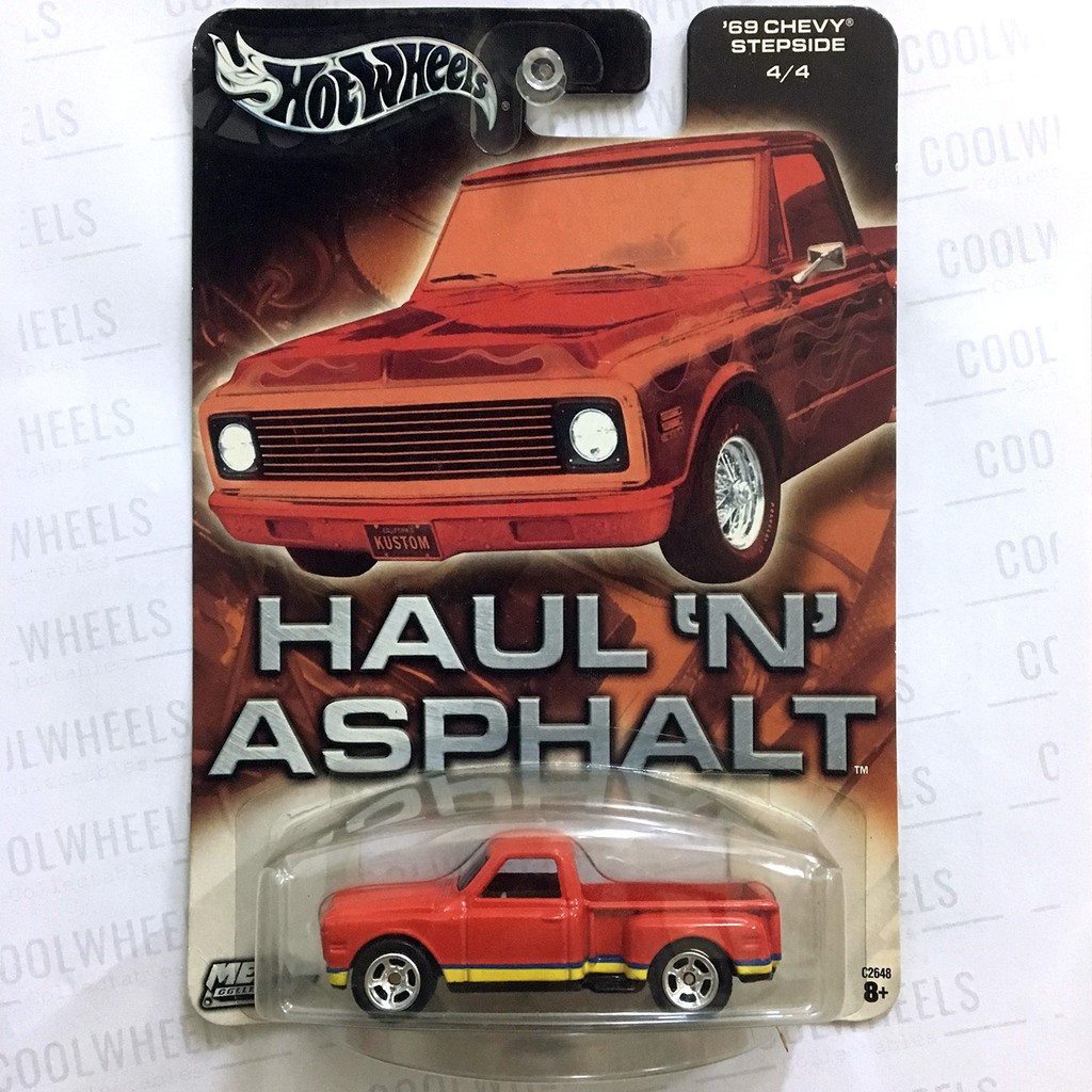 Hot Wheels 2004 Auto Affinity Haul 'N' Asphalt '69 Chevy Stepside ...