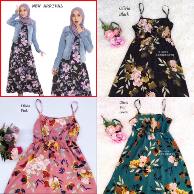 🔥 20 COLORS 🔥 | Dress Tali Halus | Dress Preggy | Dress Santai Murah ...